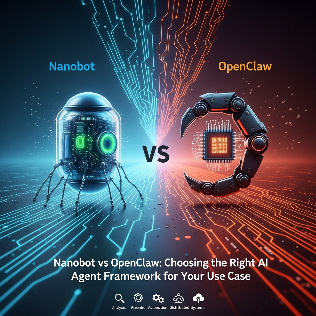 Nanobot vs. OpenClaw: Choosing the Right AI Agent Framework | CodeWithYoha